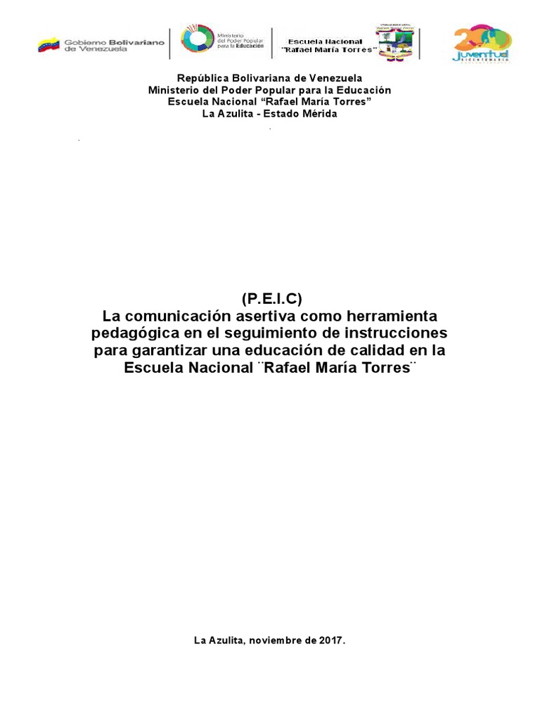 Peic 2022-2023 | PDF | Aprendizaje | Enseñando