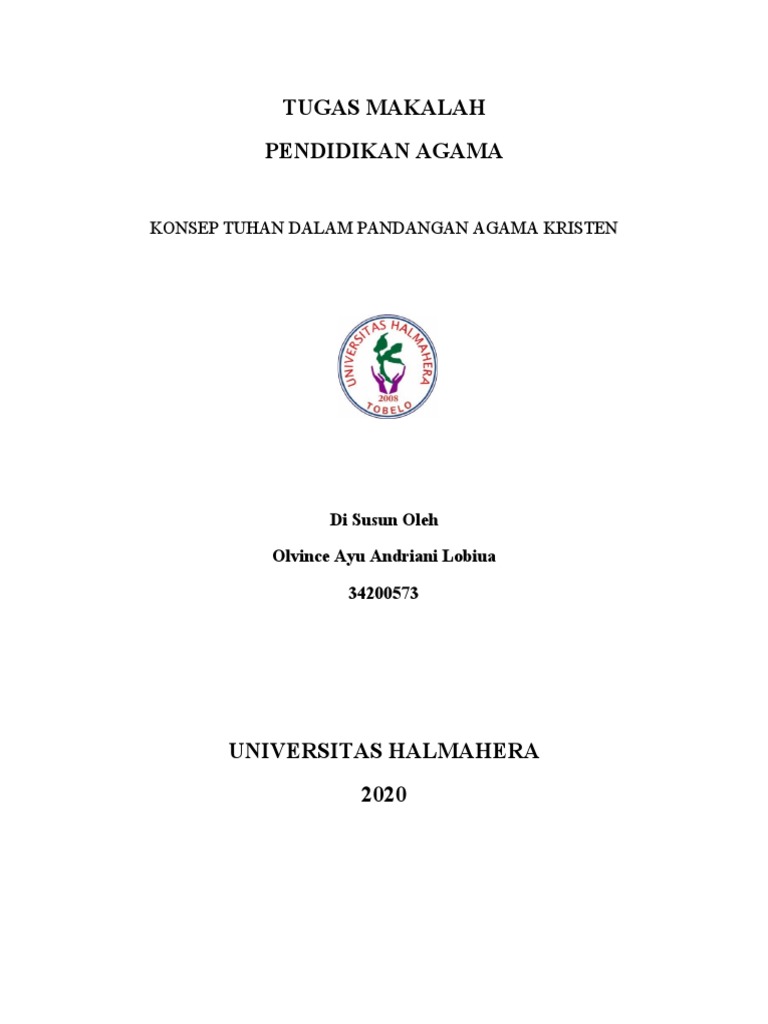 TUGAS MAKALAH Agama Kristen | PDF