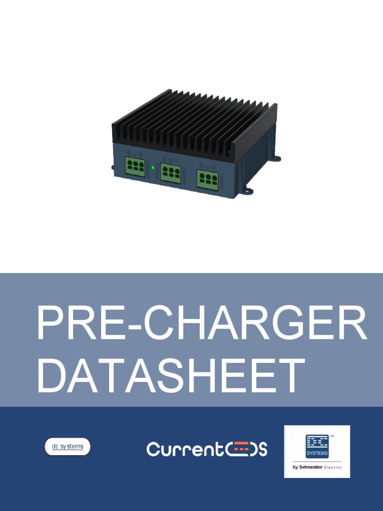 Pre Chargerdatasheet | PDF | Voltage | Rectifier