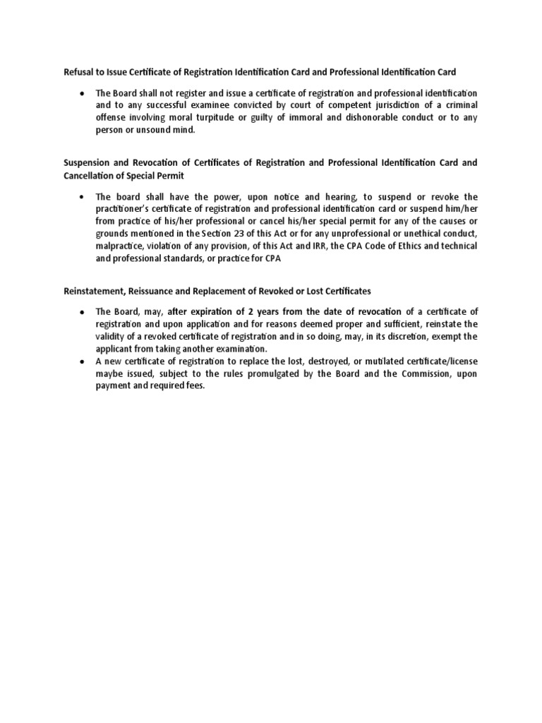 CPA Certificate | PDF