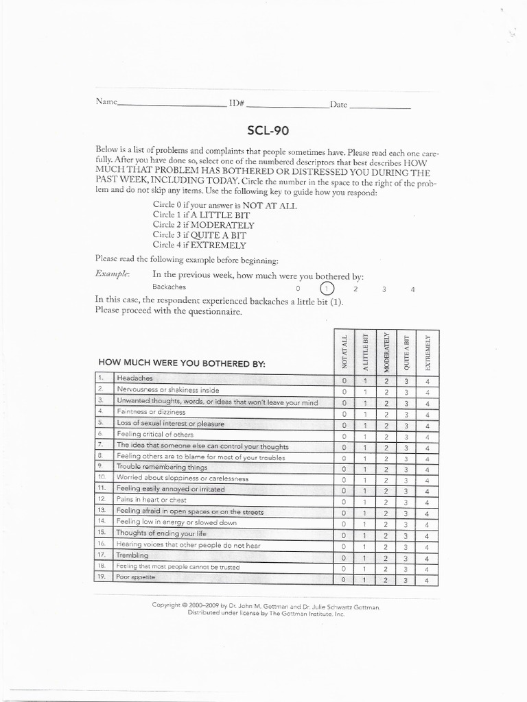 SCL 90 en | PDF