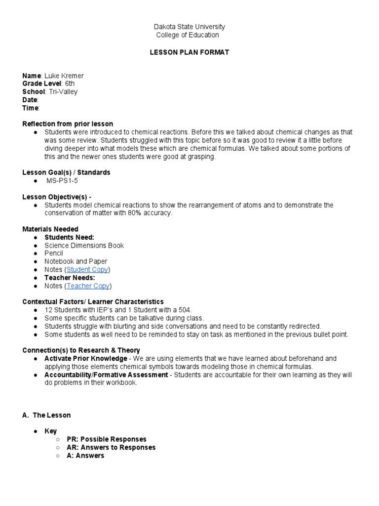 Unit 3 Lesson 3 Chemical Formulas | PDF | Chemistry | Differentiated ...