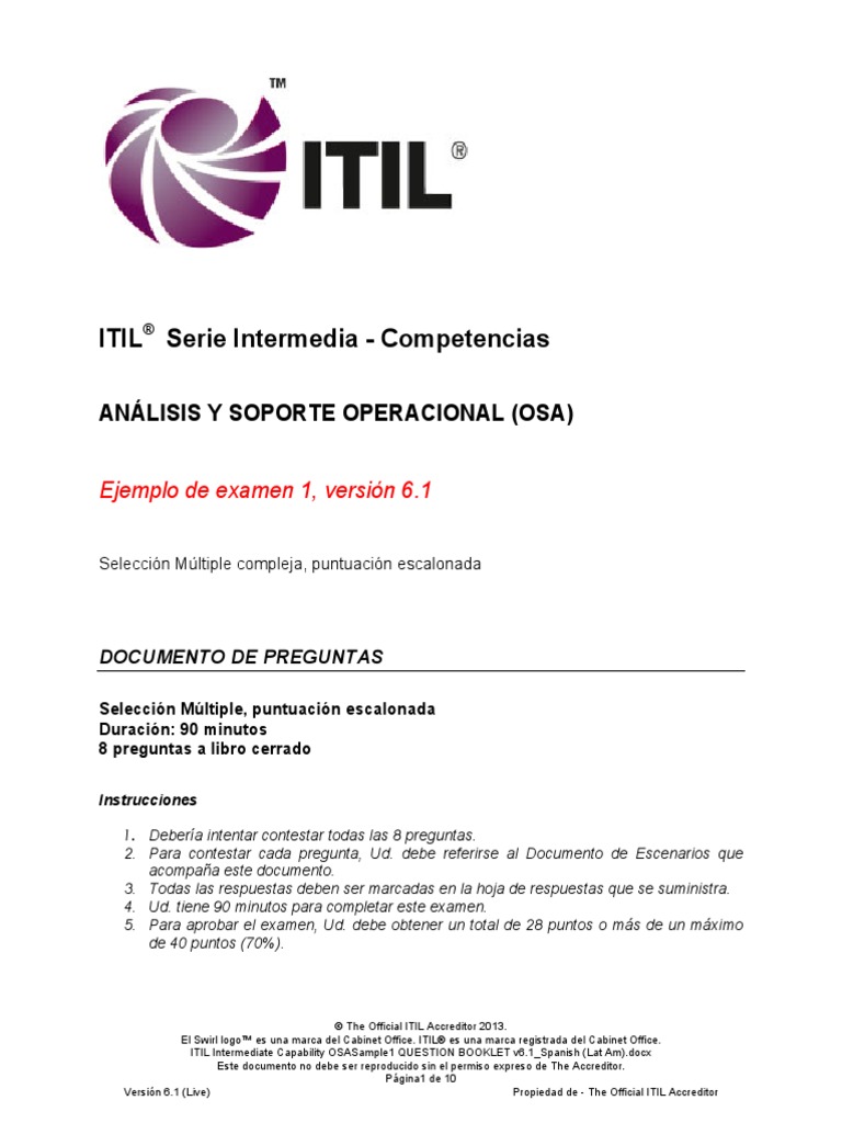 OSA Sample1 QUESTION 6.1 | PDF