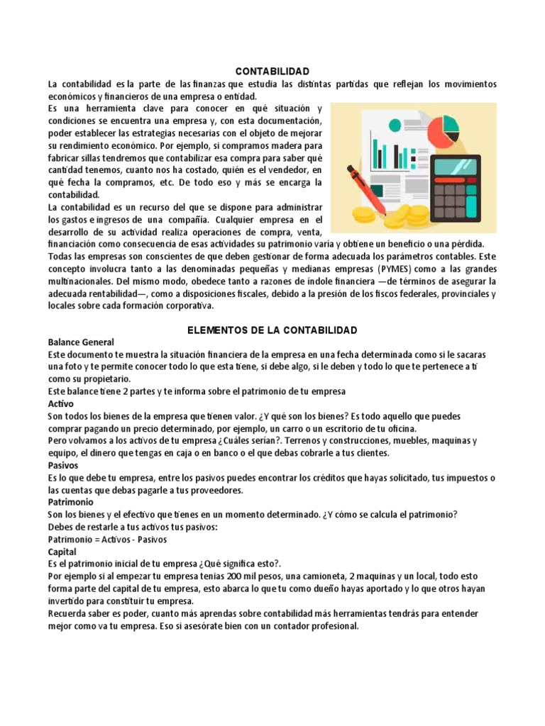 CONTABILIDAD | PDF | Contabilidad | Economias