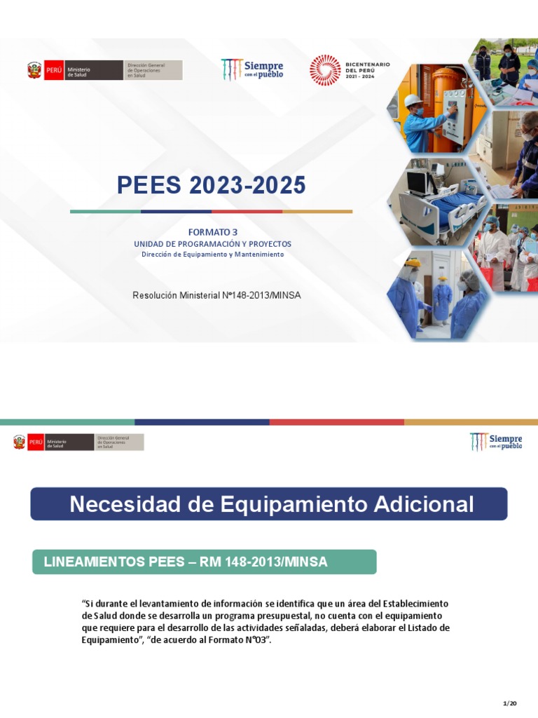 Equipamiento Adicional PEES 2023-2025 | PDF