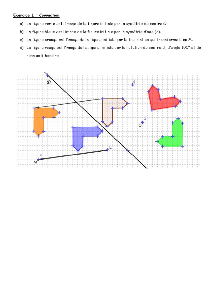 Correction Exercice 1 Travail Transformation | PDF