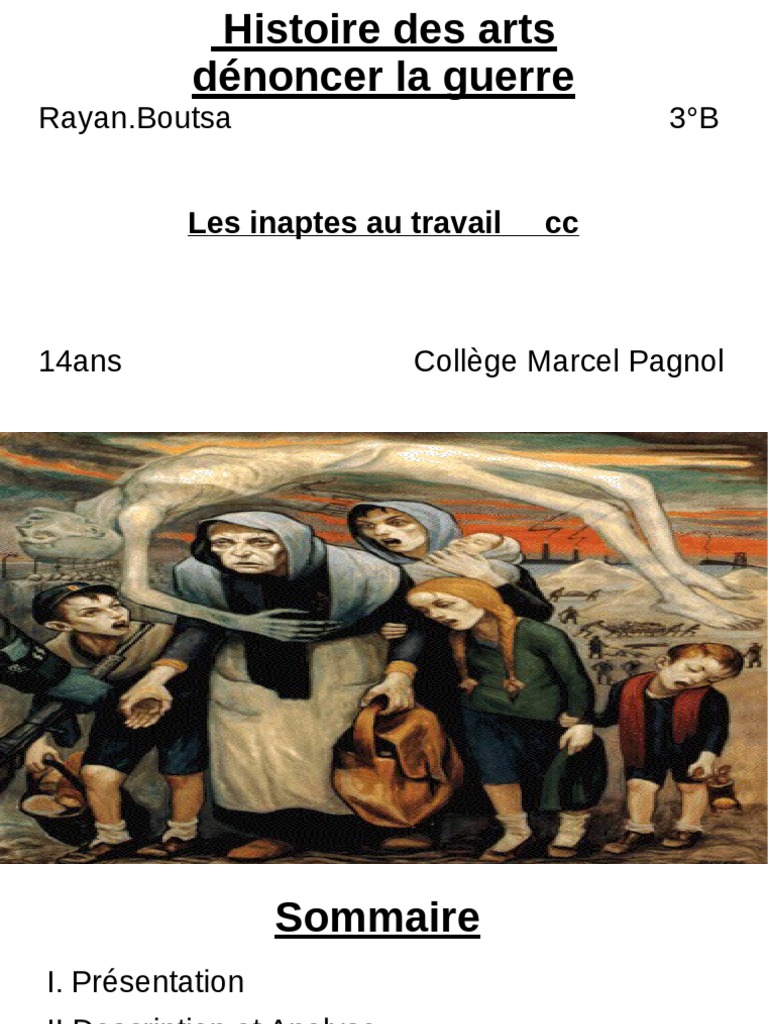 Diapo Oral Histoire Des Arts | PDF