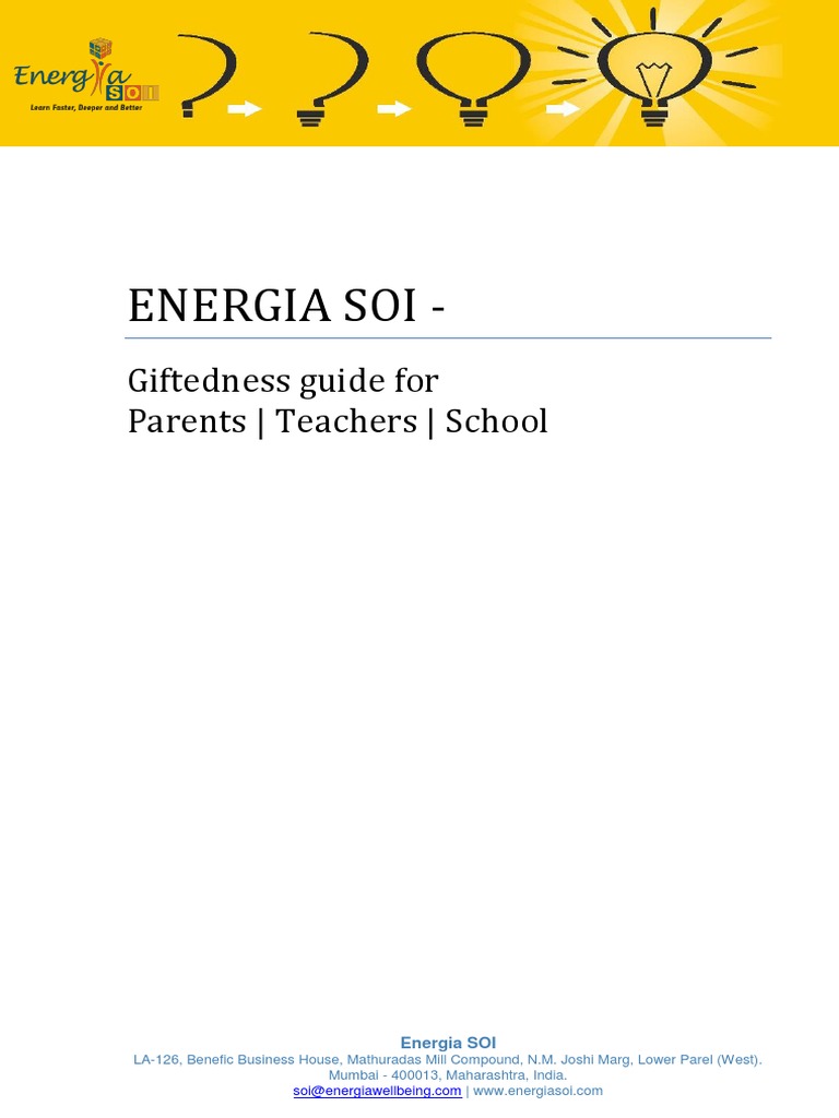 Giftedness Handbook | PDF | Intellectual Giftedness | Educational ...