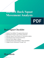 Squat Checklist | PDF | Recreation | Physical Exercise
