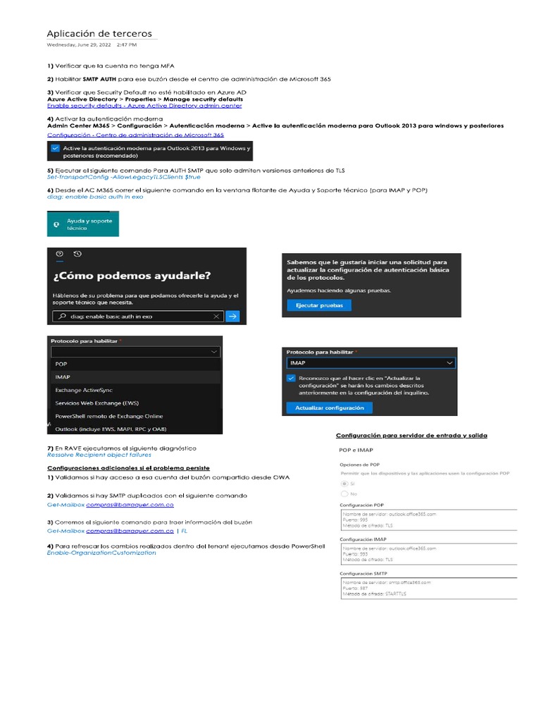 Configurar POP - IMAP | PDF