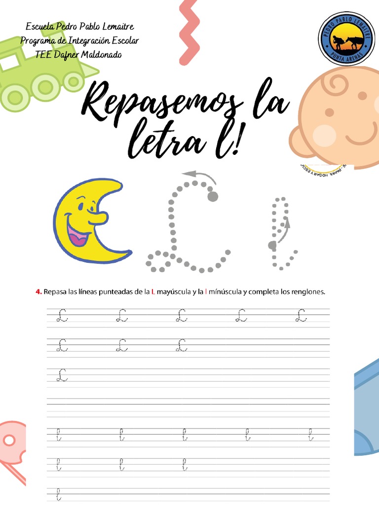 LETRA L Lecto Escritura | PDF