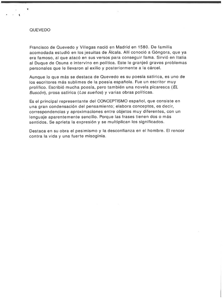 Antología Quevedo y Góngora | PDF