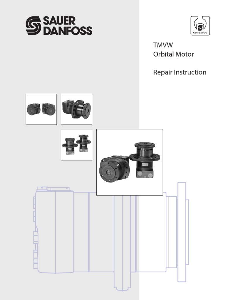 TMVW Orbital Motor Repair Instruction | PDF | Gear | Injury