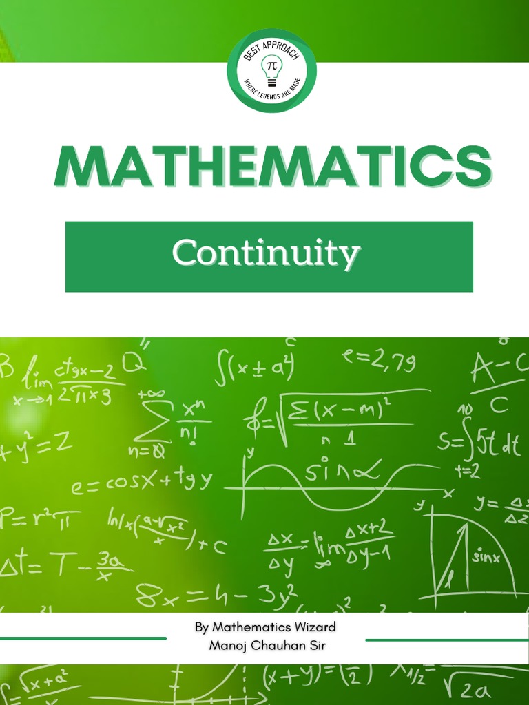 Mathematics Mathematics: Continuity Continuity | PDF | Continuous Function | Function (Mathematics)