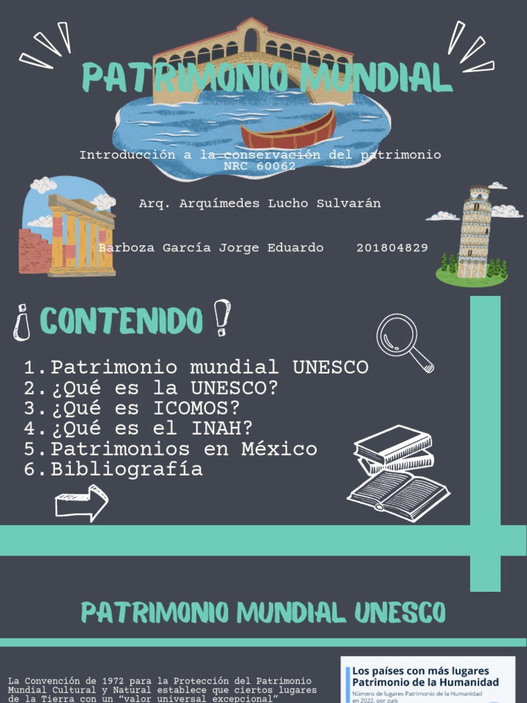 Tarea 2 Patrimonio Mundial | PDF | Patrimonio de la Humanidad | Patrimonio cultural