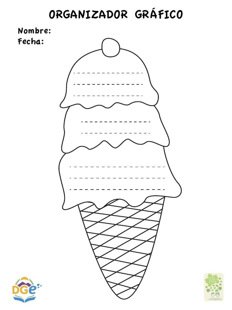 Organizador Gráfico Helado | PDF