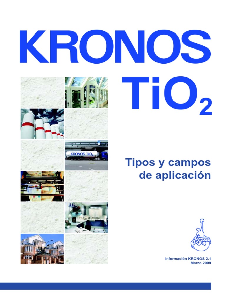 Kronos Español Usos 2310 | PDF | Titanium Dioxide | Chemical Substances