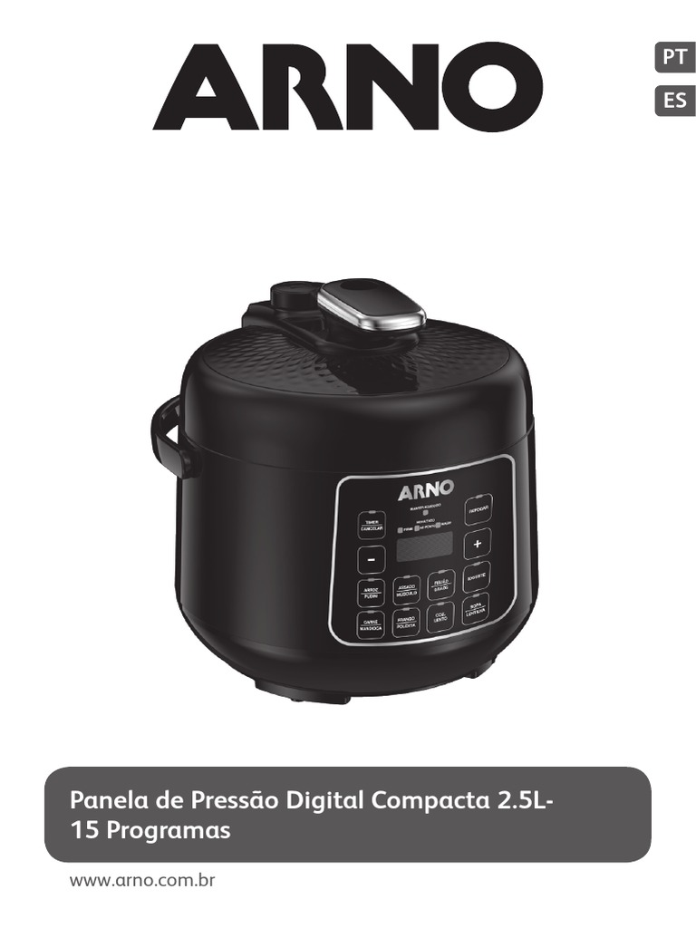Manual Arno IFU - PP25 | PDF | Pressão | Queimadura