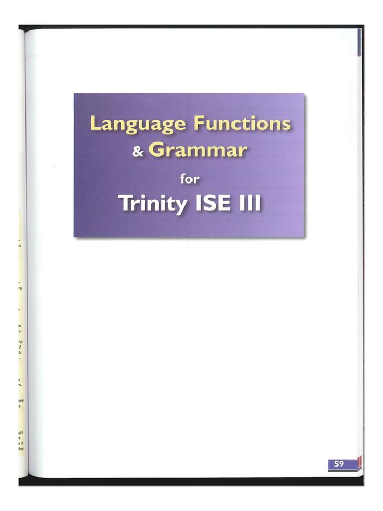 Grammar ISE III | PDF