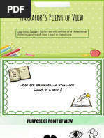 Grade 4 Point of View Lesson Plan | PDF | Narration | Lesson Plan