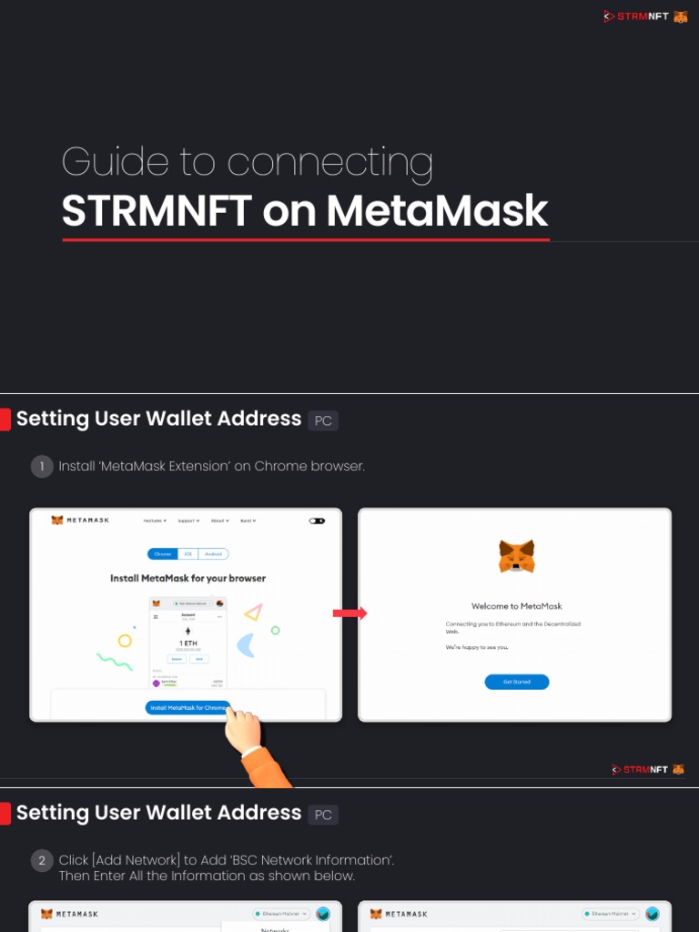 STRMNFT MetaMask Guide | PDF | Mobile Web | Cyberspace