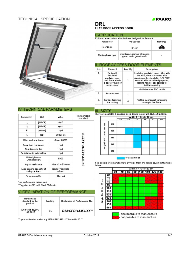 Ficha Técnica Escotilla | Download Free PDF | Door | Roof