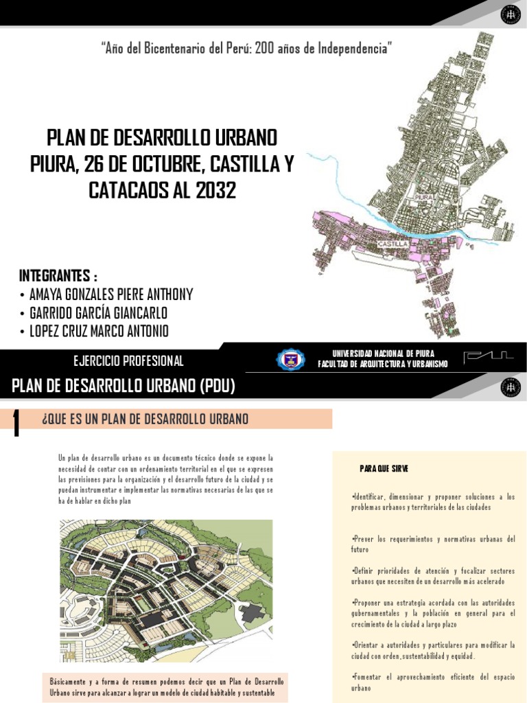 Plan Director de Piura | PDF | Zonificación | Planificación urbana