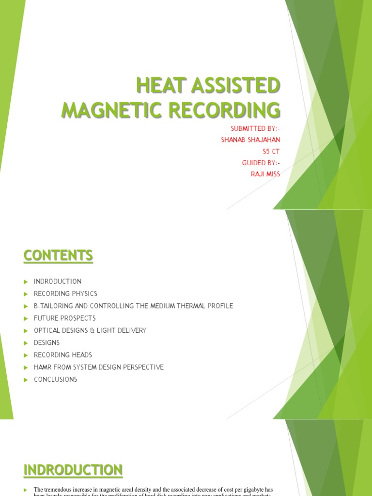 Heat Assisted Magnetic Recording Guide | PDF | Optics | Hard Disk Drive