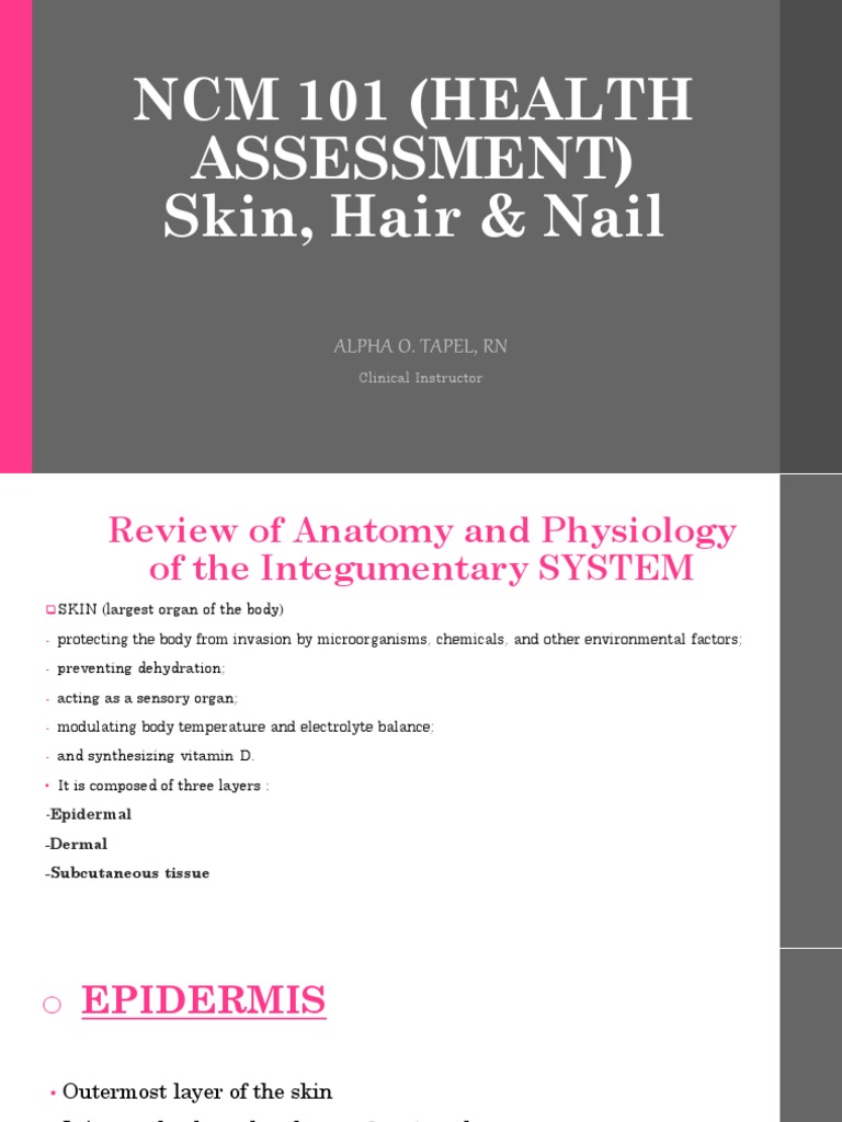 NCM 101 HEALTH ASSESSMENT Powerpoint1 | PDF | Diseases And Disorders ...