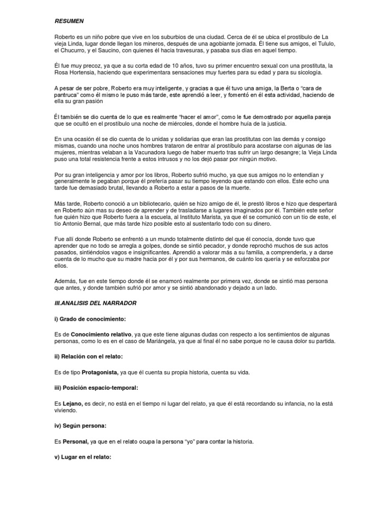 RESUMEN La Vida Simplemente | PDF | Narración | Amor