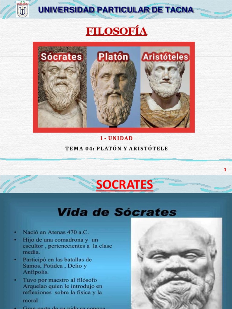 Tema 04 SOCRATES-PLATÓN Y ARISTÓTELES | PDF | Platón | Alma