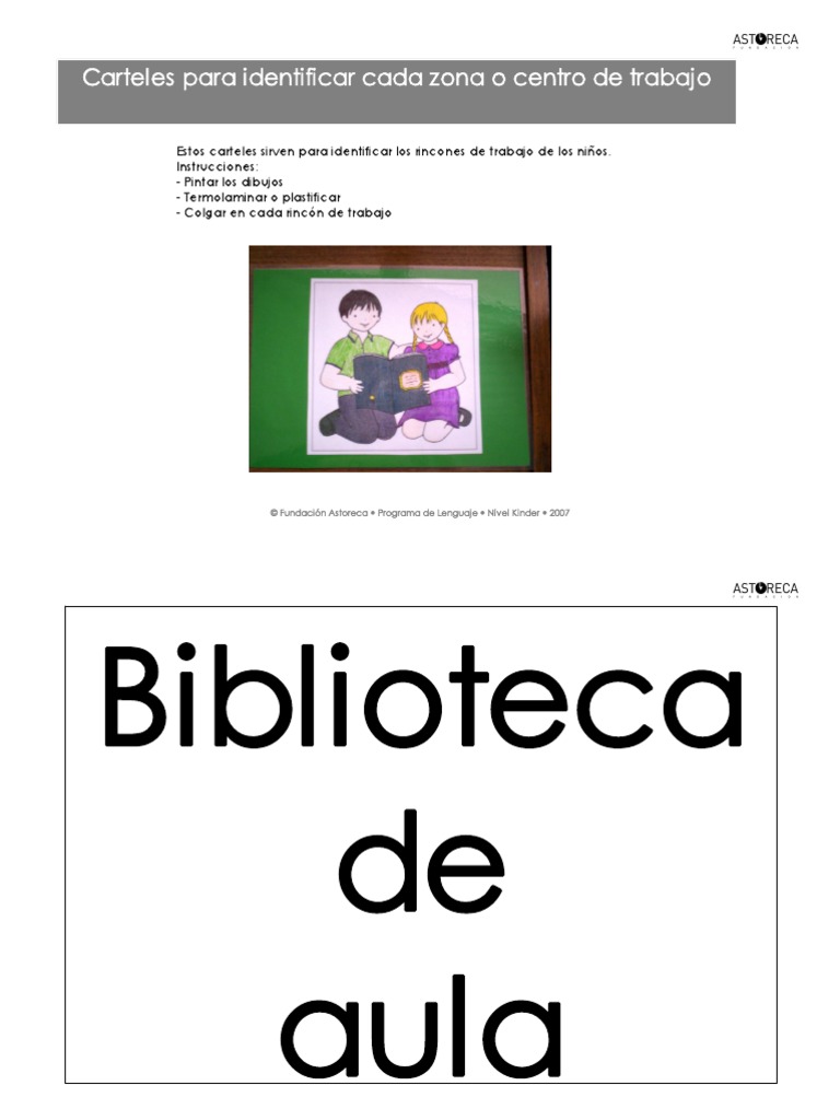 Carteles para Zonas de Trabajo | PDF
