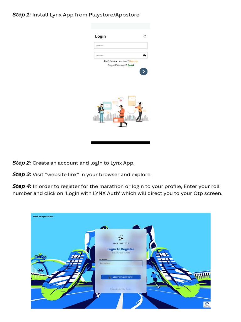 Step 1: Install Lynx App From Playstore/Appstore | PDF | Business ...