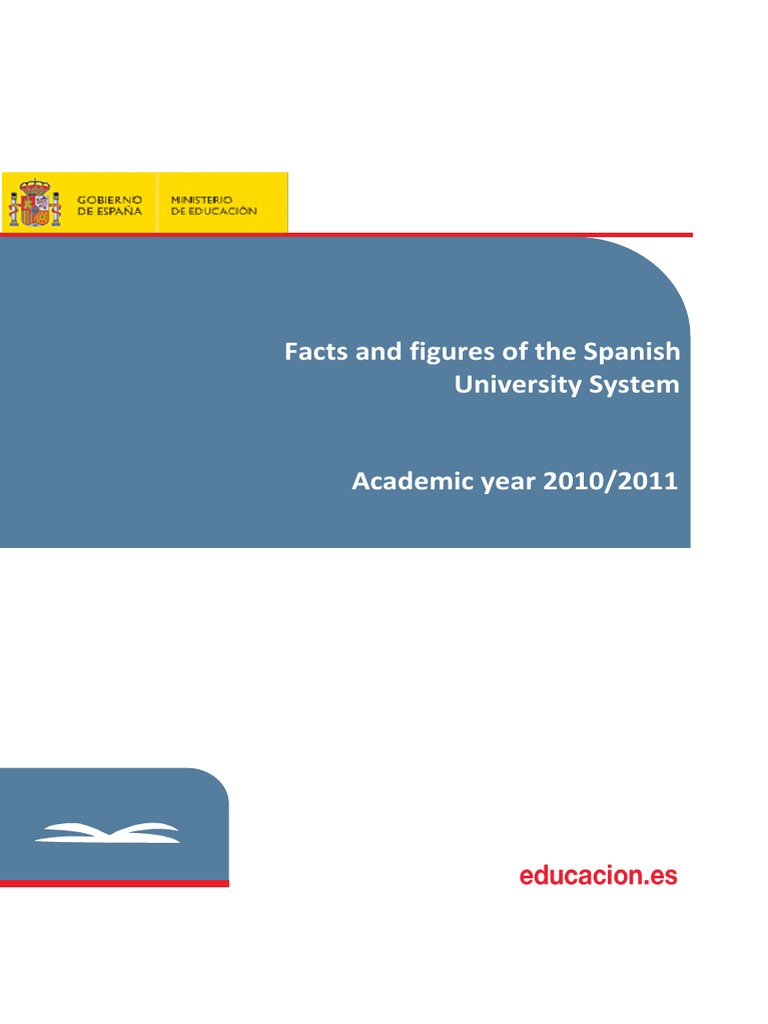 Facts and Figures of The Spanish University System | PDF | Postgraduate ...