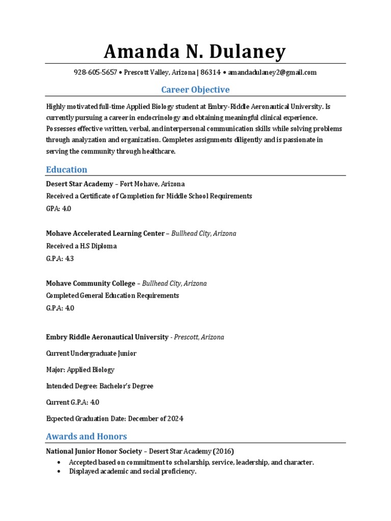 Annotated-Mayo 20clinic 20resume 20final 20draft 202 | PDF