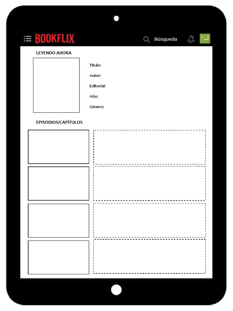 Bookflix Plantilla | PDF