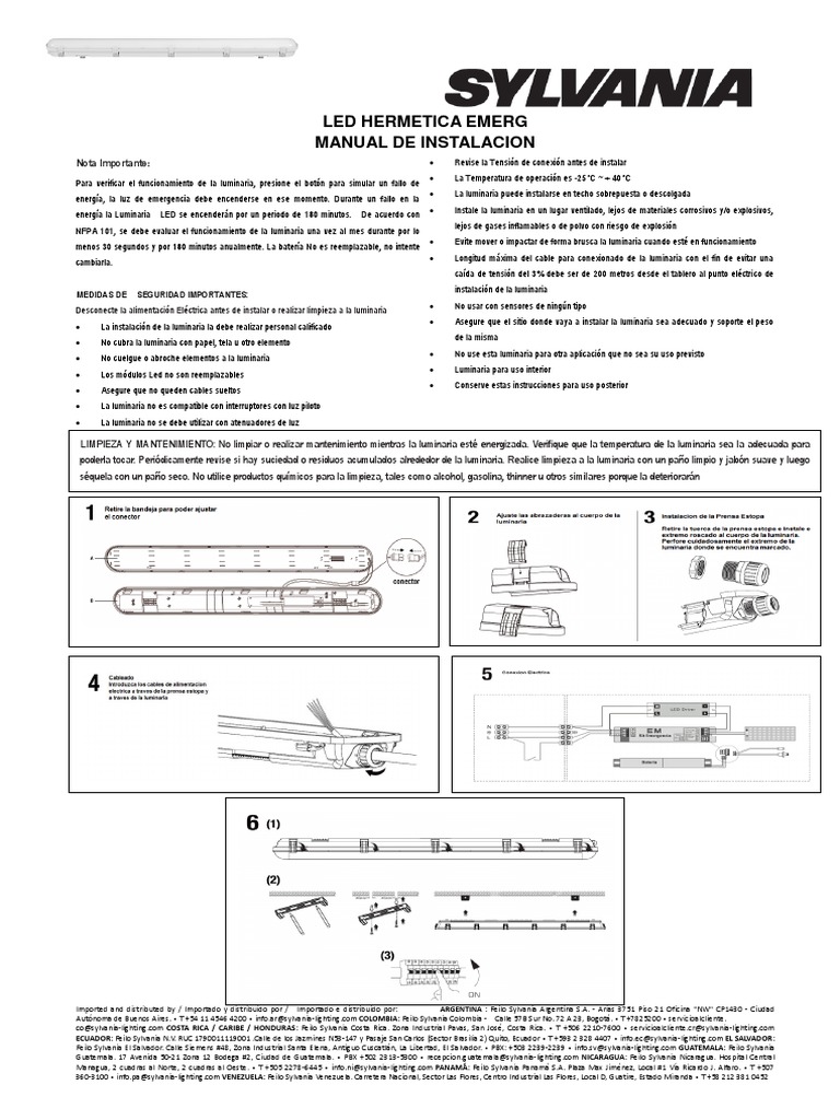 Manual Hermetica Emerg 36W | PDF