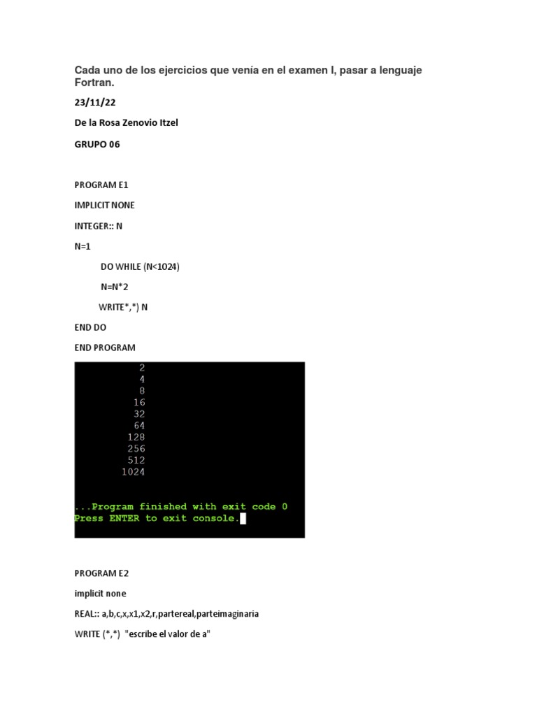 Ejerciciosdeexamen PB06 | PDF