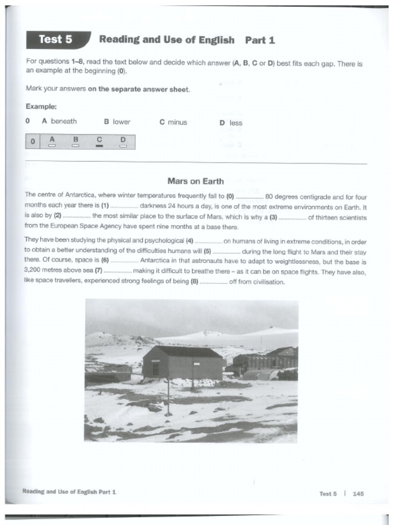 First Trainer - Practice Tests - Test 5 | PDF