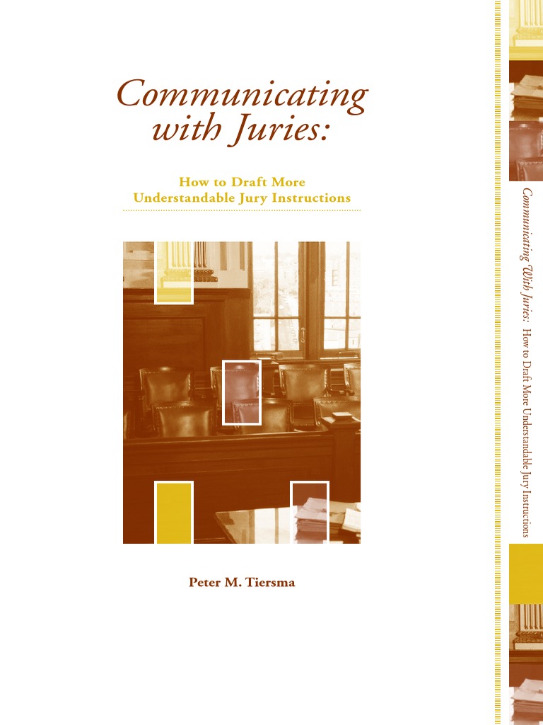 Communicating With Juries Original Publish 2006 | PDF | Witness | Jury ...
