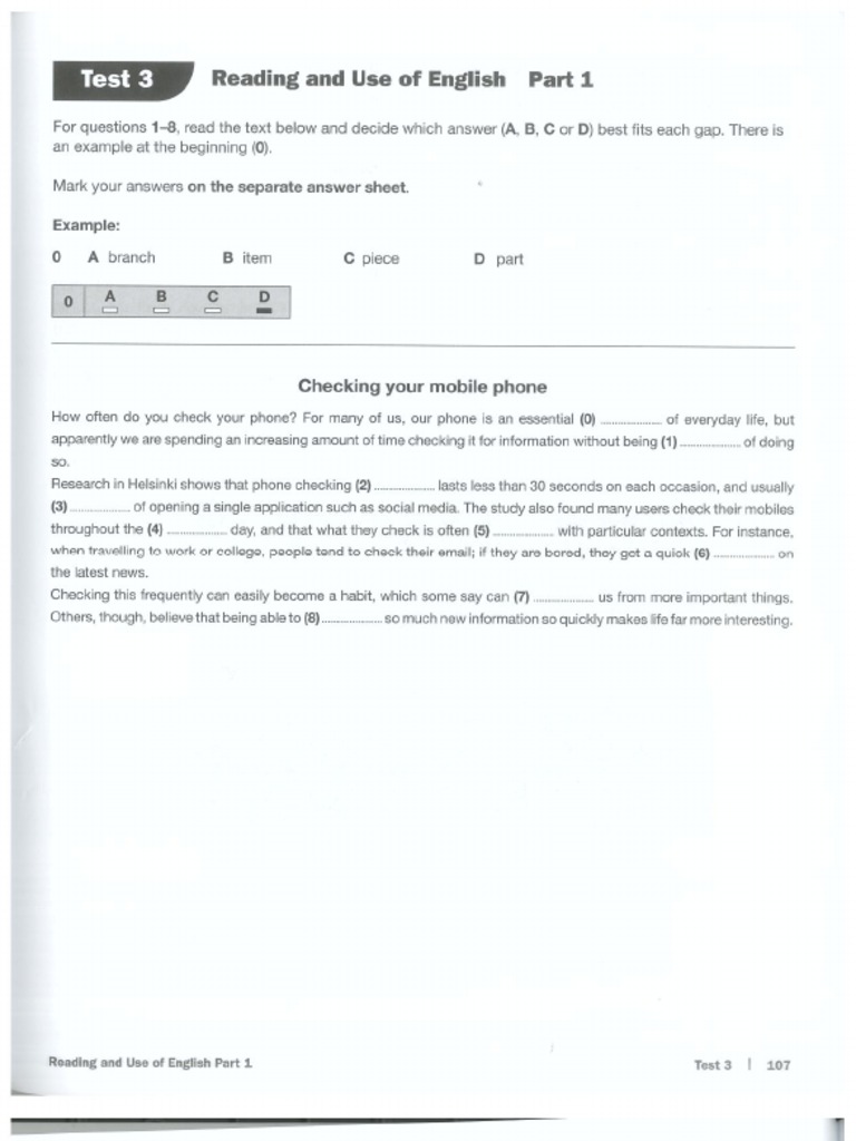 First Trainer - Practice Tests - Test 3 | PDF