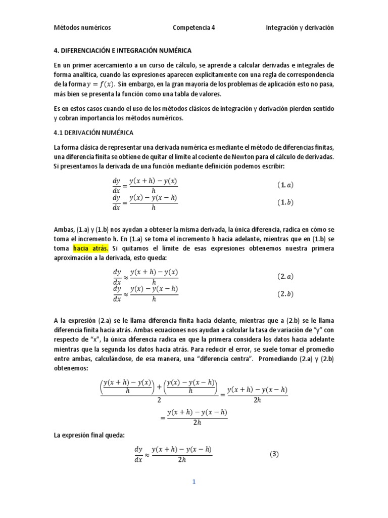 Derivación | PDF | Integral | Derivado