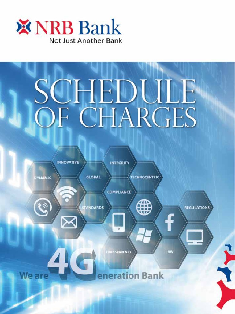 NRB Bank Schedule of Charges | PDF | Credit Card | Cheque