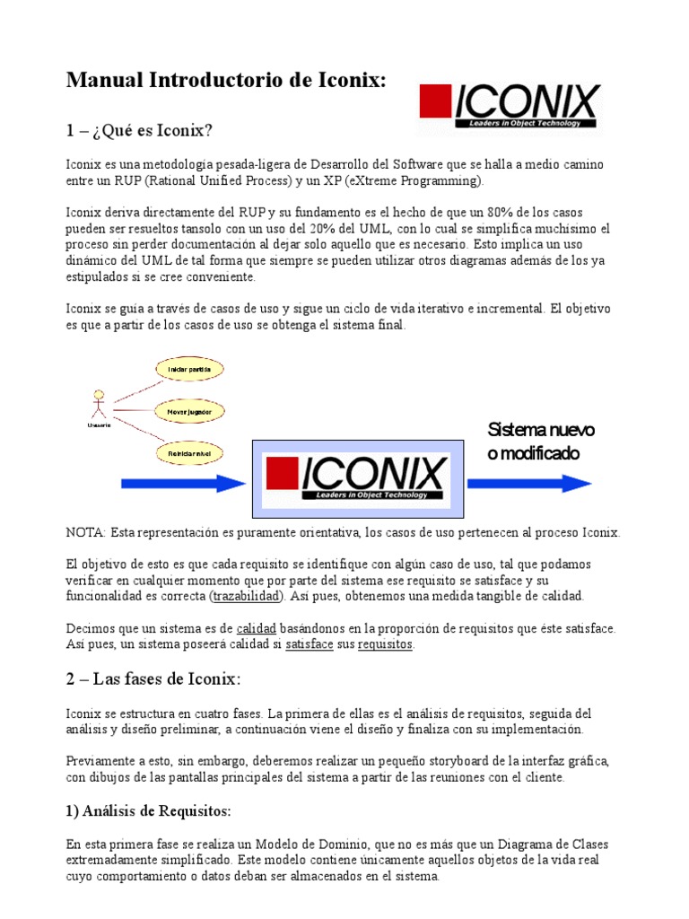 Pasos de Iconix | PDF | Caso de uso | Software