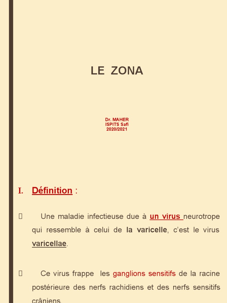 Le Zona | PDF | Maladies et troubles | Médecine clinique