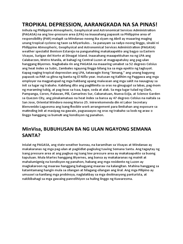 Weather News | PDF