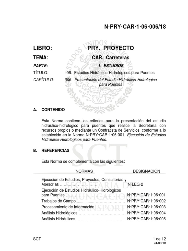 N Pry Car 1 06 006 18 Pdf Topografía Pendiente