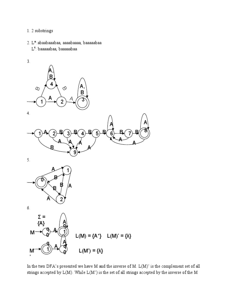 HW#1 CS 3110 | PDF | Theoretical Computer Science | Digital Electronics