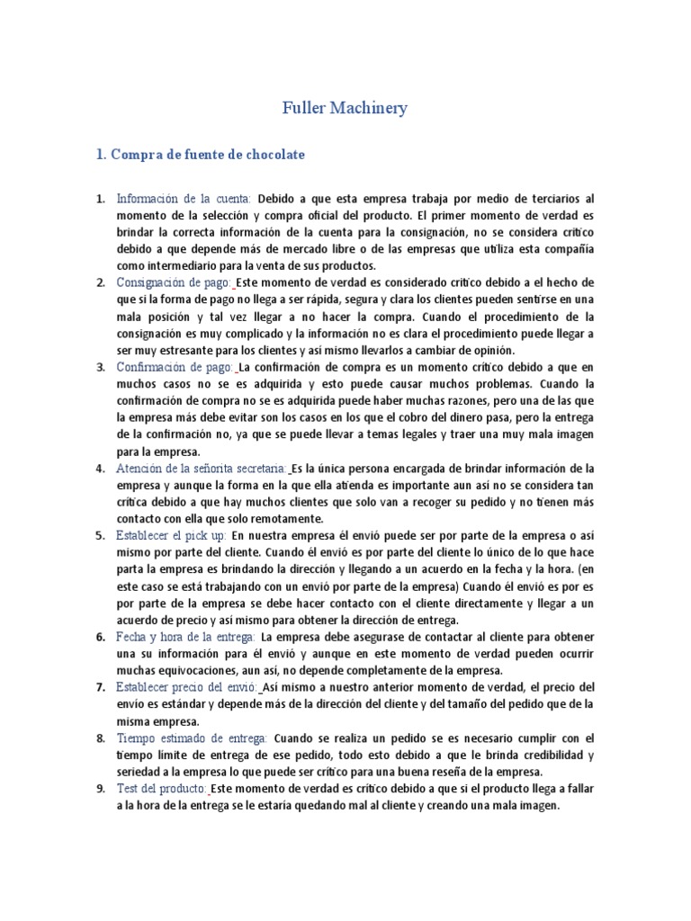 Fuller Machinery: 1. Compra de Fuente de Chocolate | Descargar gratis ...