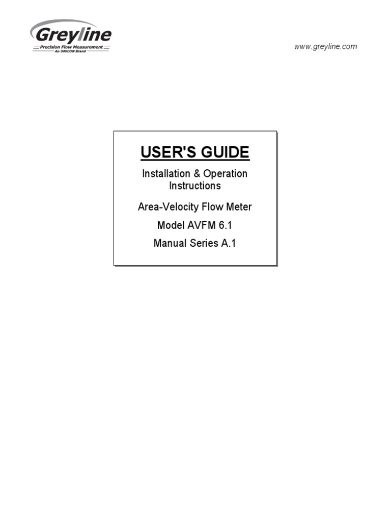 AVFM 61 Manual | PDF | Barrel (Unit) | Alternating Current